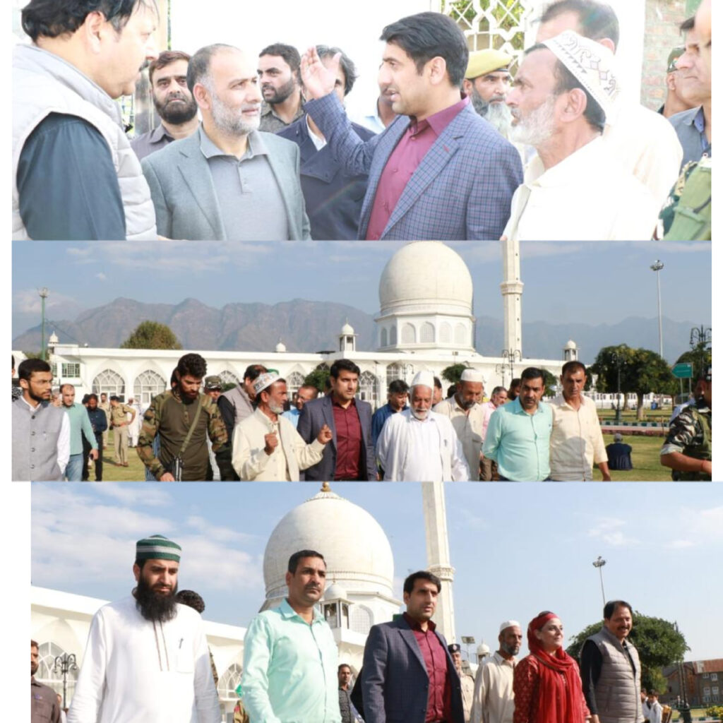 DC Srinagar visits Dargah Hazratbal, Jenab Sahib Soura to oversee ...