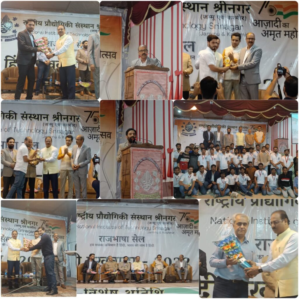 Hindi Pakhwada concludes at NIT Srinagar Kashmir News Bureau