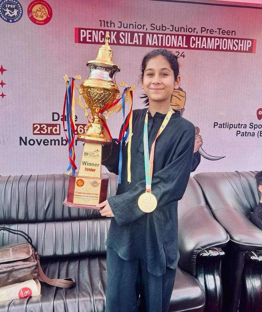 Kashmir's Girl Sheikh Anusha Clinches Gold at National Pencak Silat ...